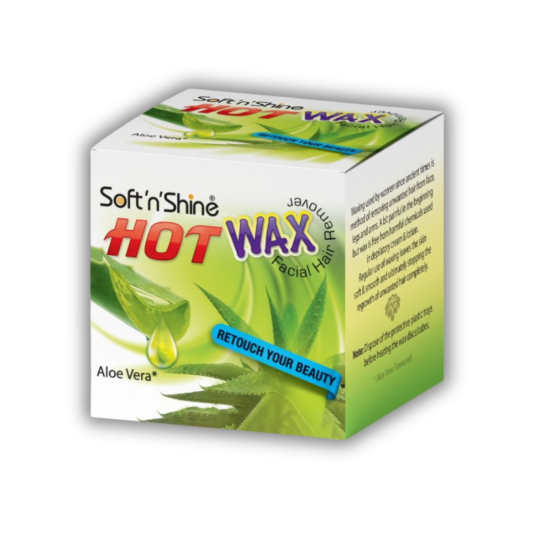 Hot Wax Box SM Soft n Shine Cosmetics December 2025 Hard wax