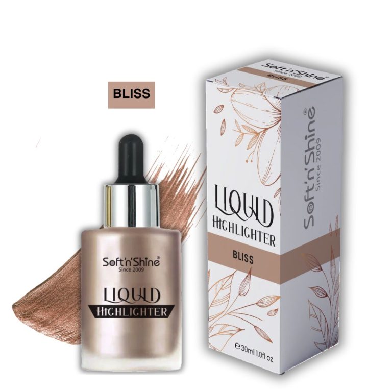Liquid Highlighter A Simple, Luxe Makeup Look